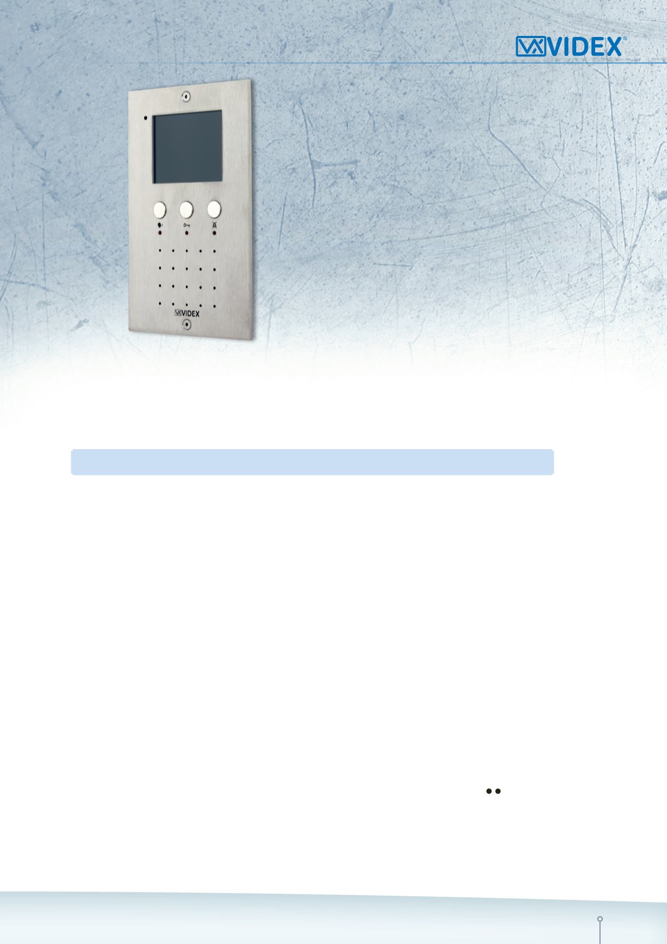 Videx General Catalogue