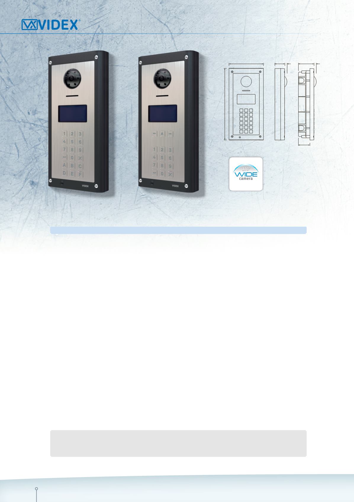 Videx General Catalogue